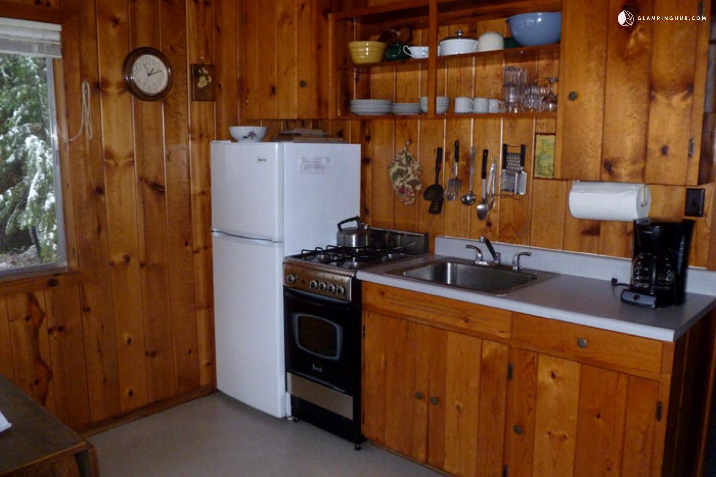 Cabin in Trinity Alps in California