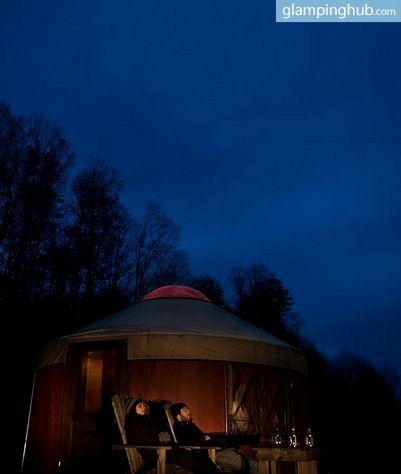 Modern Countryside Yurt in Waterville, Upstate New York