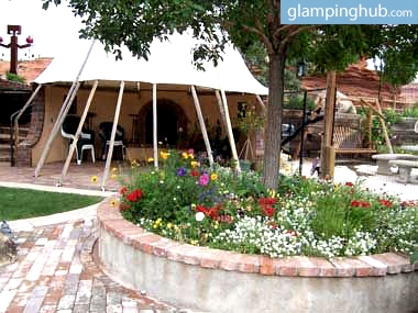 Spacious Western-Style Tent on Rocky Mountains Ranch, Wyoming, USA